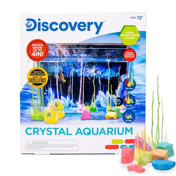 Discovery | Toys | New 4 Discovery Crystal Aquarium Grow Your Own Model ...